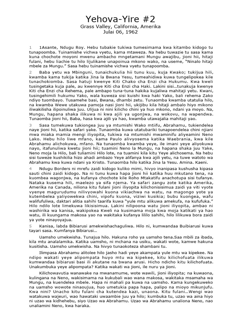 Swahili 62 0706 A4 FullSheet | PDF