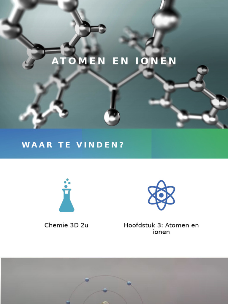 5 Atomen en Ionen | PDF