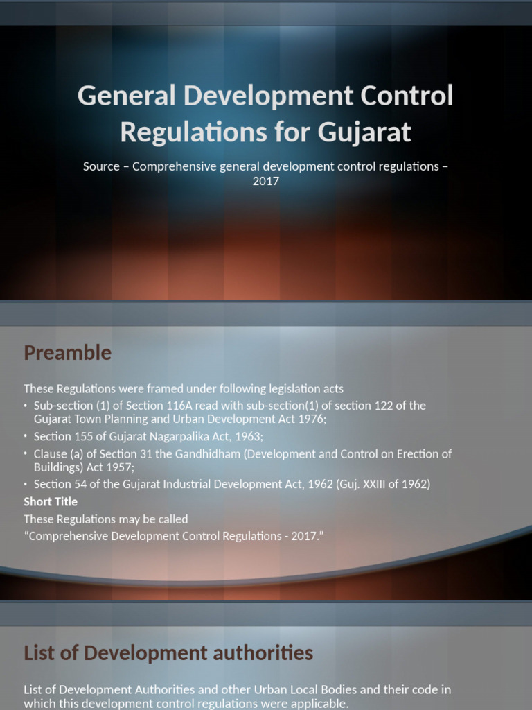 Comprehensive General Development Control Regulations | PDF | Elevator | Parking