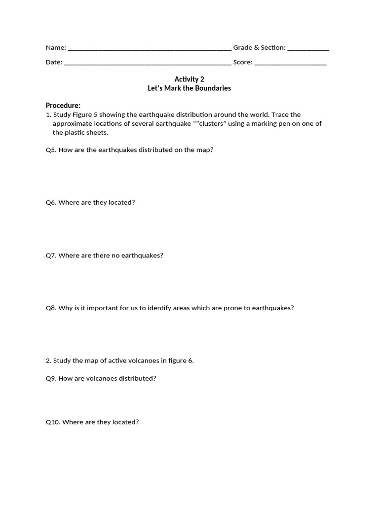 Lets Mark The Boundaries | PDF