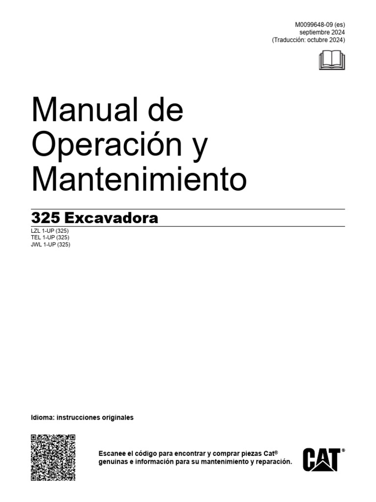 Manual CAT 325 Esp | PDF | Información | Bomba