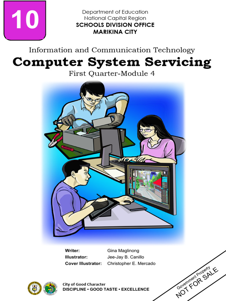 TLEComputerSystemsServicing_Grade10_QTR1_Module4 | PDF | Spreadsheet | Copyright Infringement