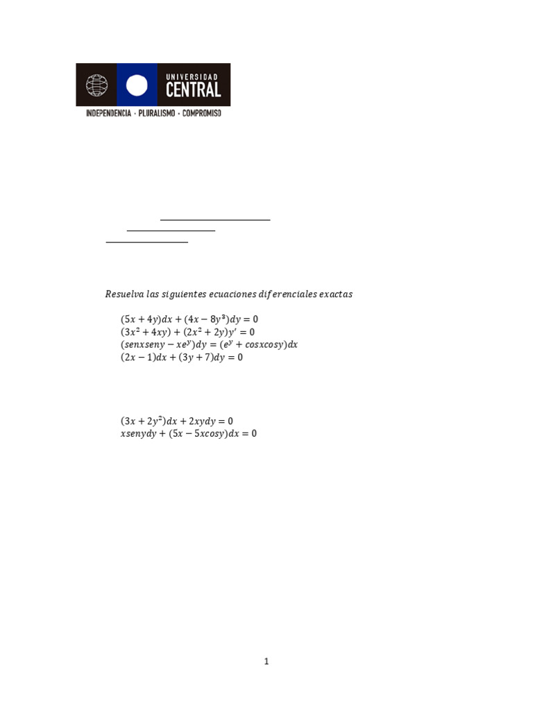 Segundo Control ED Con Respuestas | PDF