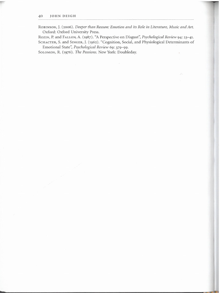 Ben-ZeEv, Aaron (2010) - The Thing Called Emotion | PDF
