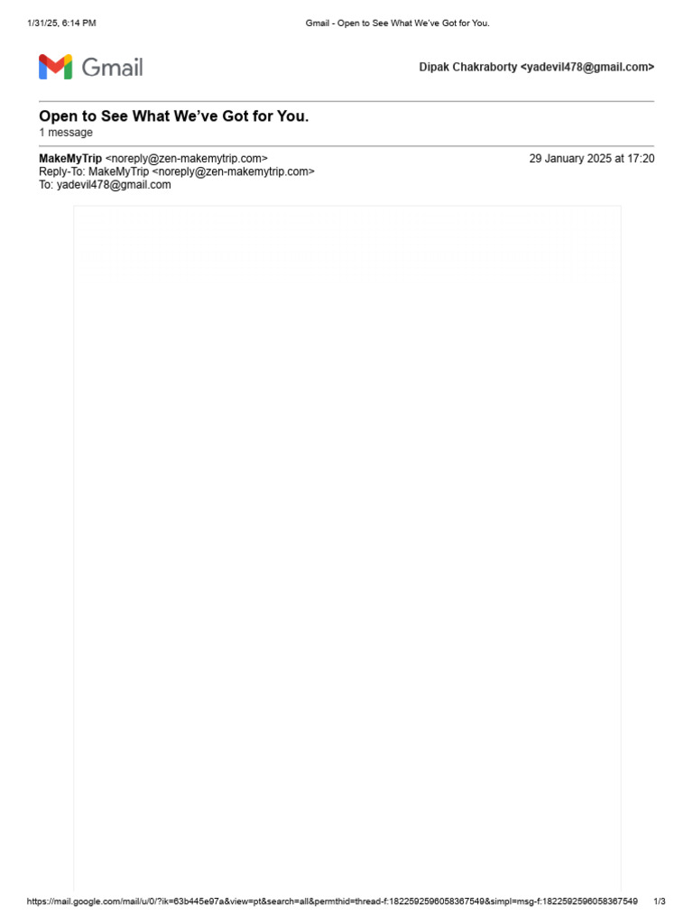 Gmail - Open To See What We've Got For You | PDF