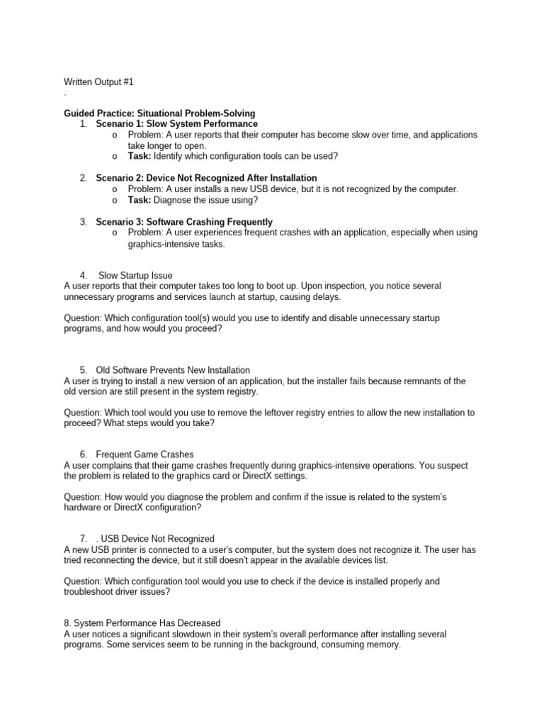 Troubleshooting Computer Performance Issues | PDF | Windows Registry ...