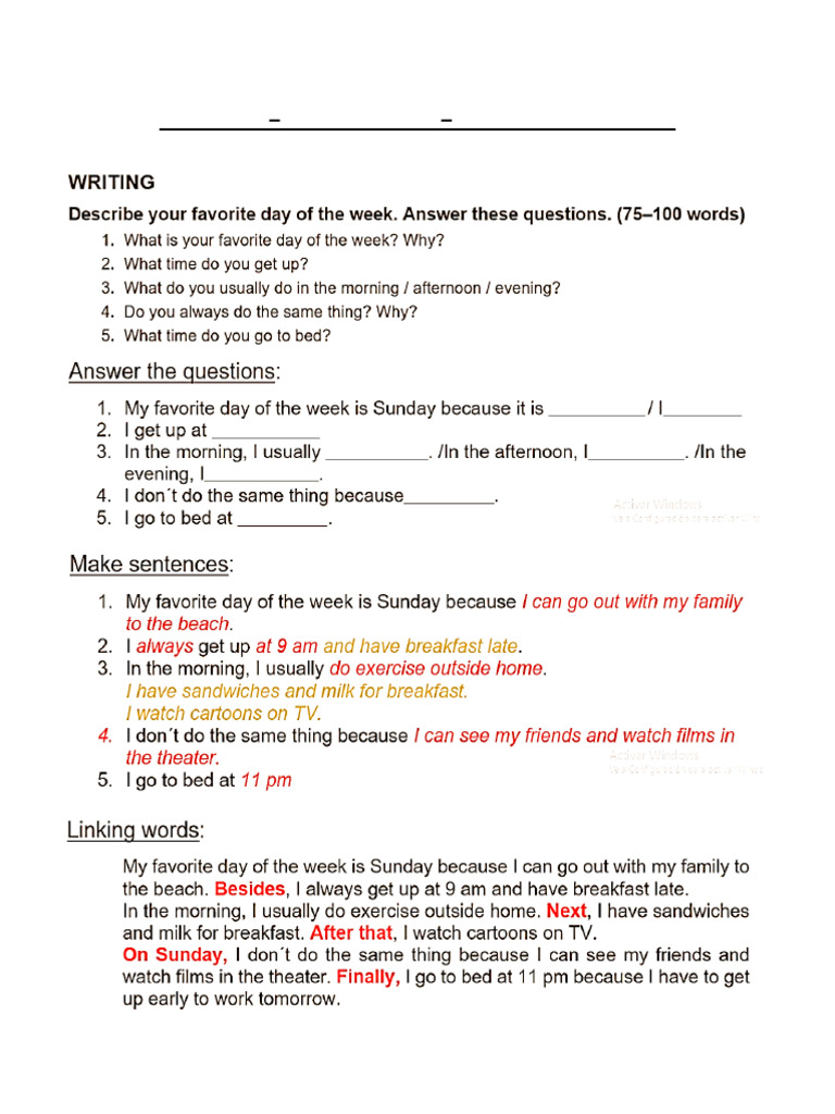 Writing Plan: Crafting Effective Paragraphs | PDF