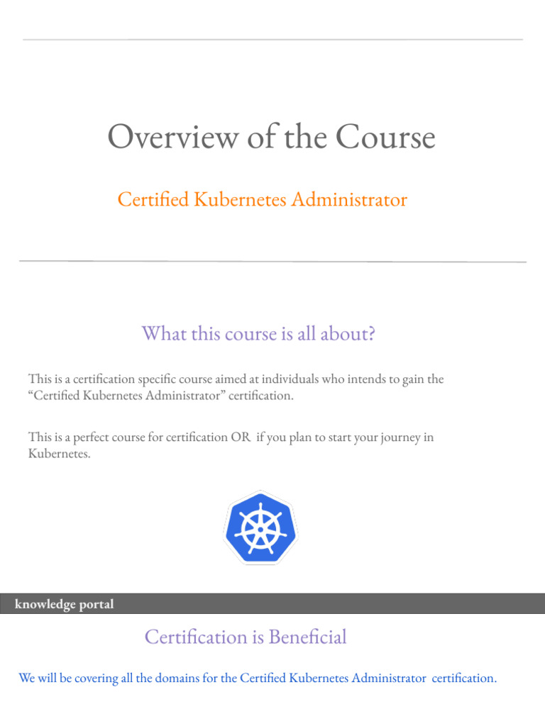 Kplabs Cka PPT 14-04-2024 | PDF | Software Engineering | Software Architecture