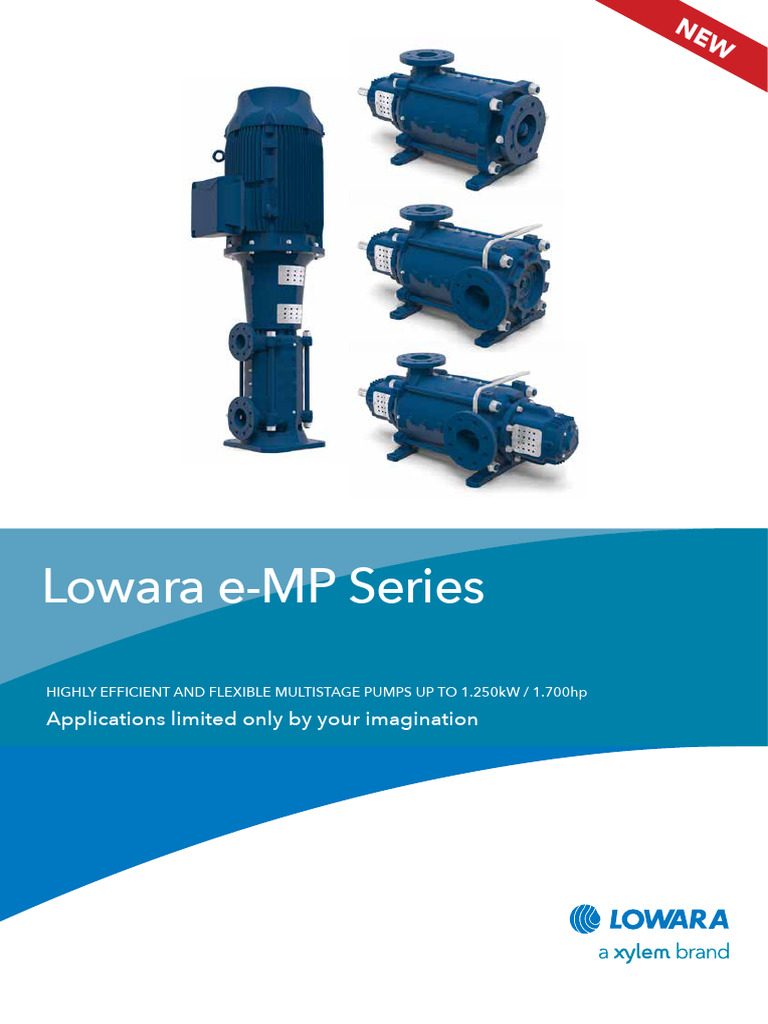 Efficient Multistage Pumps Guide | PDF | Pump | Water