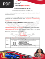CA Intermediate Sample Schedule | PDF | Taxes | Income Tax