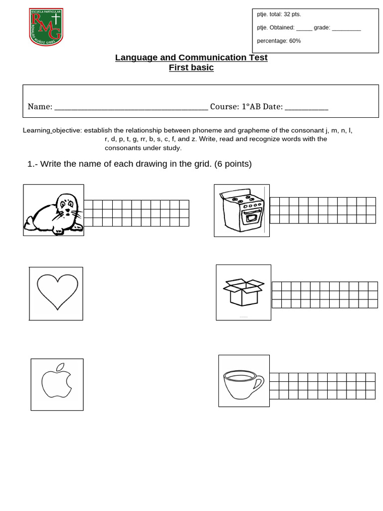 Language and Communication Test Guide | PDF