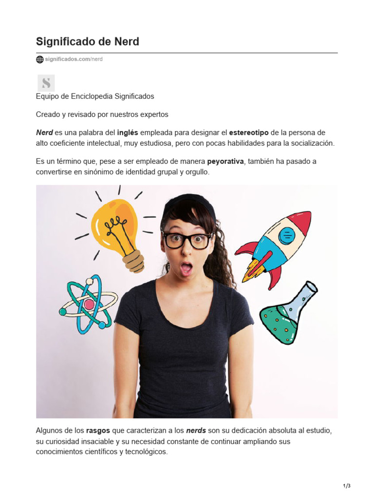 Significado de Nerd | PDF
