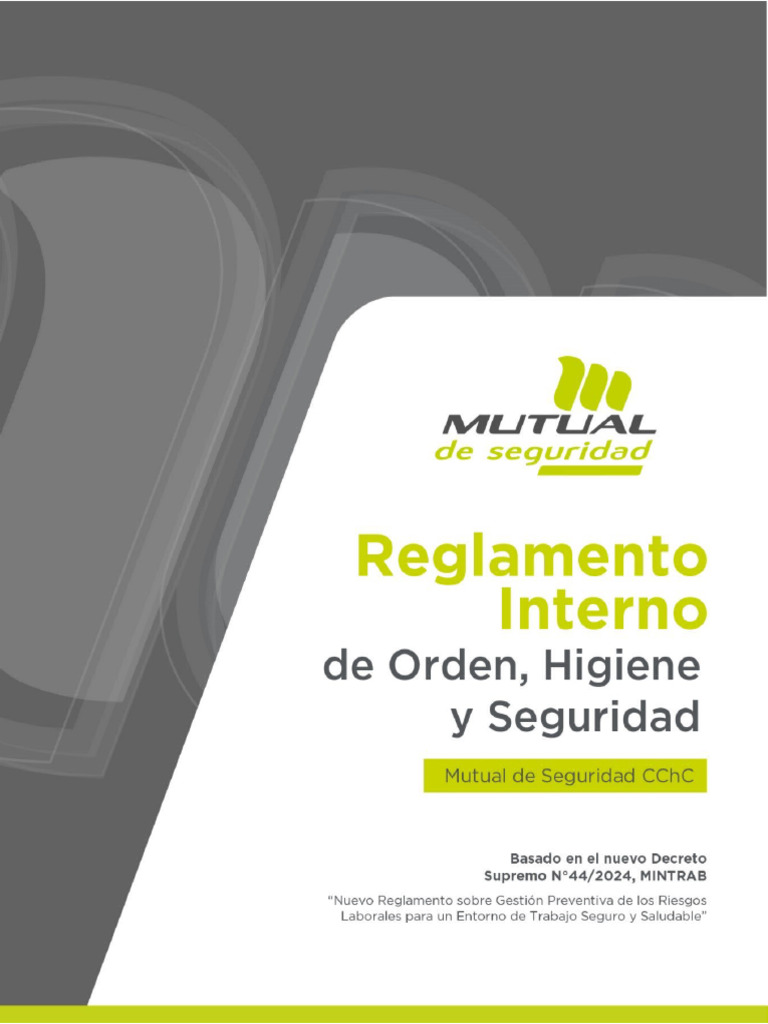 Reglamento Interno de Orden, Higiene y Seguridad 2025 - Decreto Supremo N°44 | PDF | Derecho ...