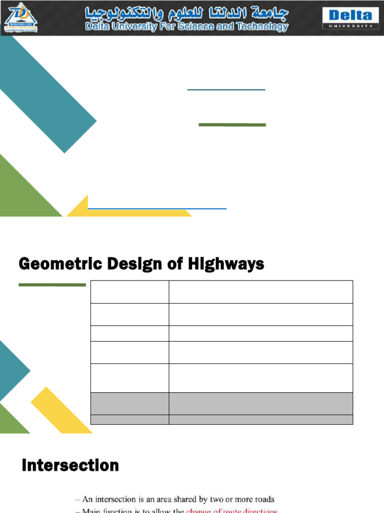intersections.pdf | PDF | Interchange (Road) | Intersection (Road)