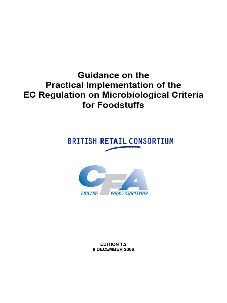 BRC CFA Micro Criteria Guidance Ed 1.2 | PDF | Hazard Analysis And ...