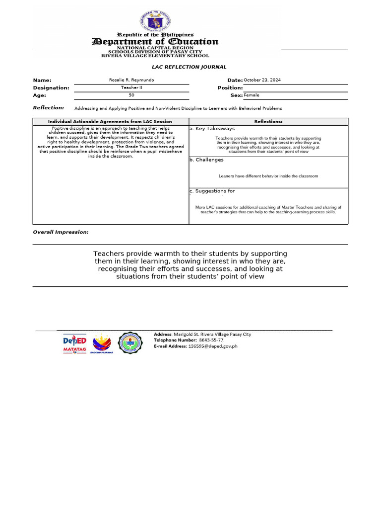 Positive Discipline | PDF