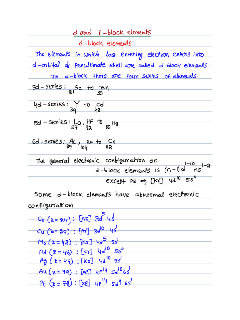 Metallurgy, D&F, Complex Compounds | PDF | Transition Metals | Metals