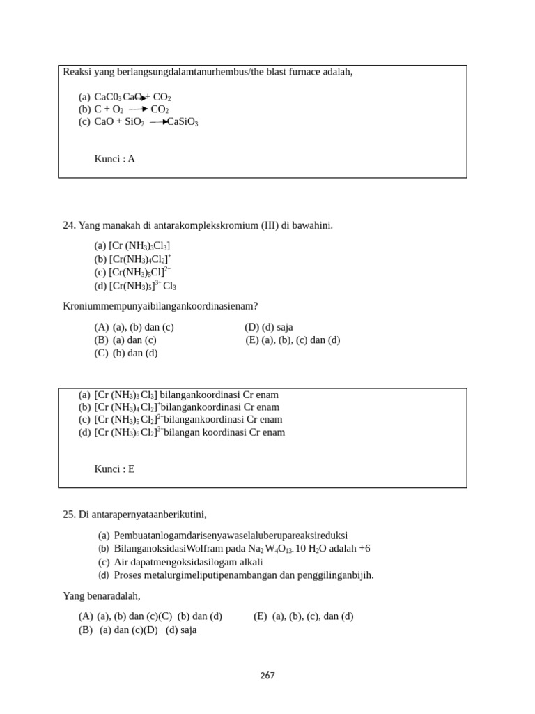 Reaksi Kimia & Kompleks Kromium | PDF