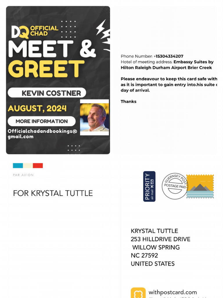 Meet and Greet Card | PDF