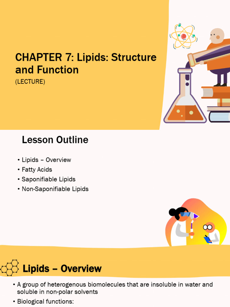 Lipids Structure and Function | PDF | Lipid | Fatty Acid