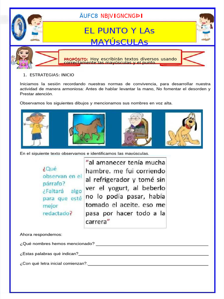 PDF Nancy Sesion Del Punto y La Mayuscula | PDF | Inteligencia ...