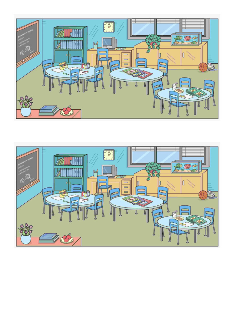 There is, there are, classroom picture, II | PDF