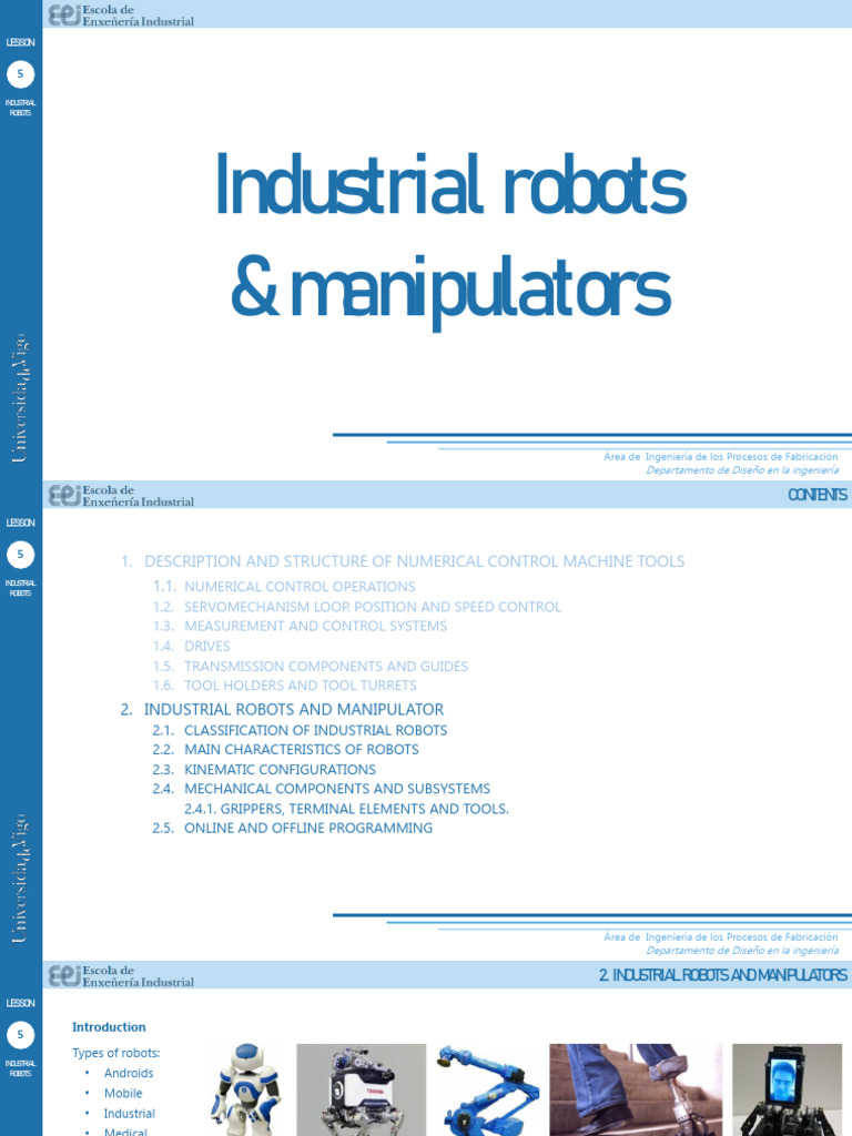 LESSON_5-Robots | PDF | Actuator | Mechanical Engineering