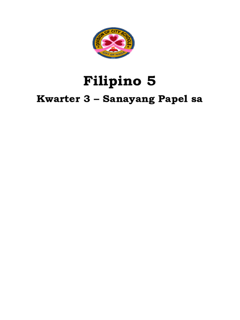 Filipino5 Q3LAS8 | PDF