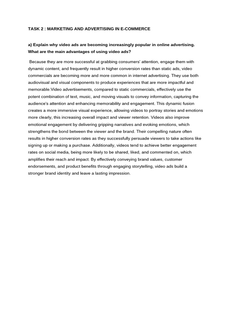 Assignment TTS2113 | PDF | Advertising | Brand