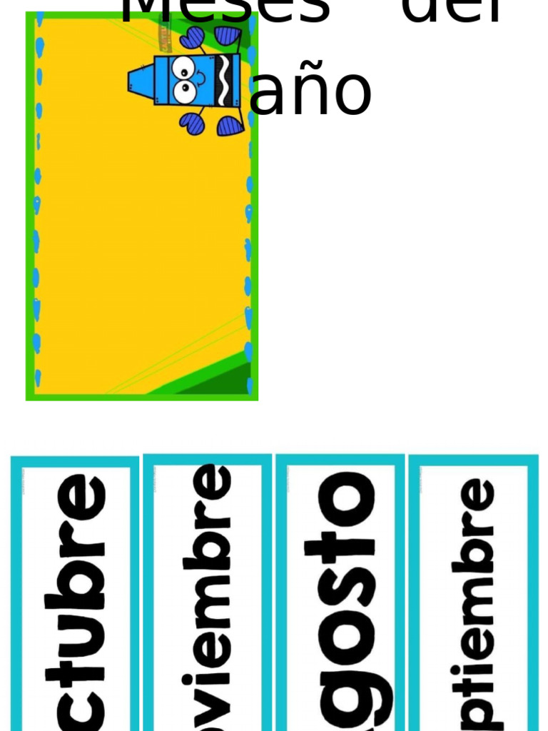 Meses Del Año | PDF