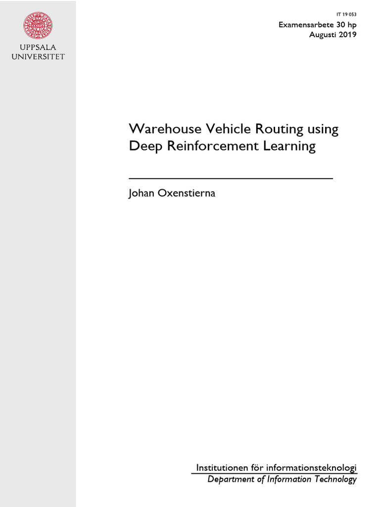 Warehouse Vehicle Routing Using DRL | PDF | Vertex (Graph Theory) | Theoretical Computer Science