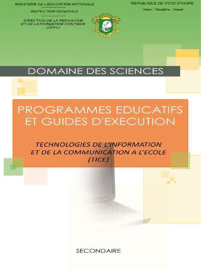 Programme TICE | PDF