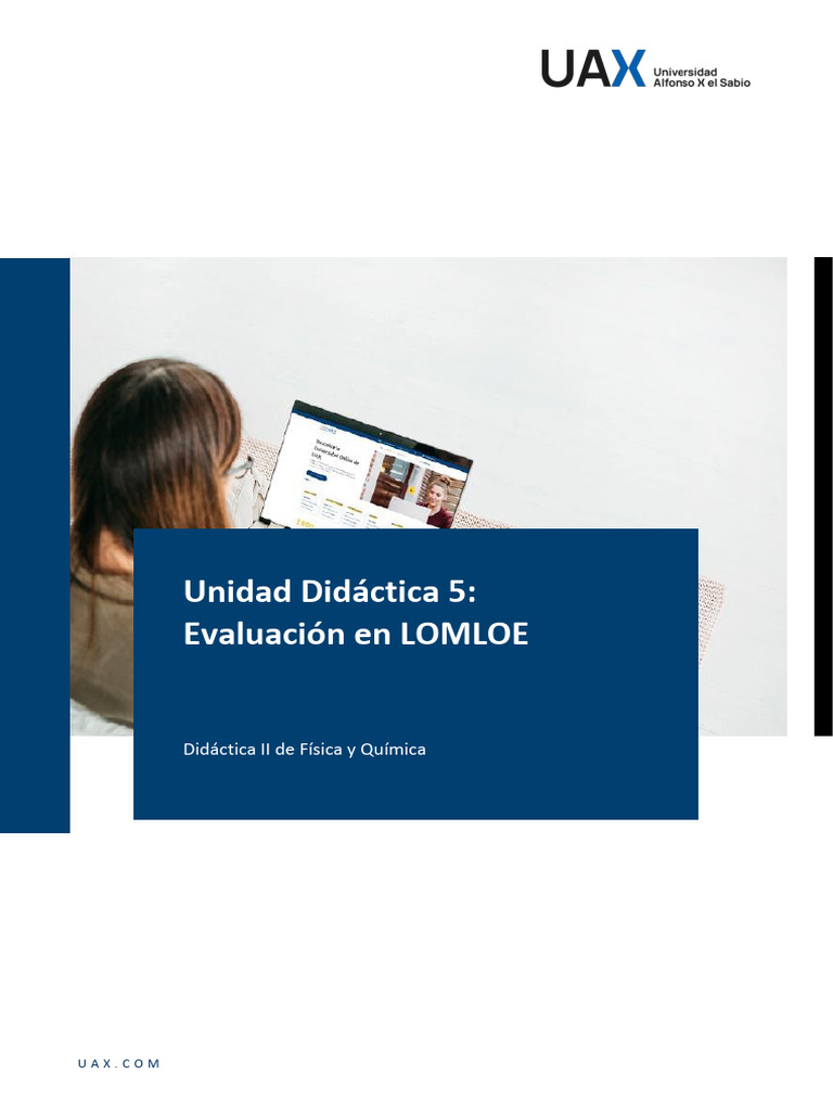 Tema 5. Evaluación en LOMLOE | PDF | Evaluación | Plan de estudios