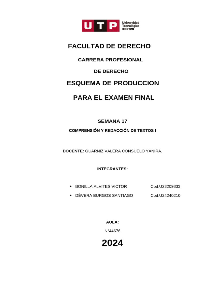 Esquema de Produccion Exam Final - Bonilla - Devera | PDF | Internet | Redes sociales
