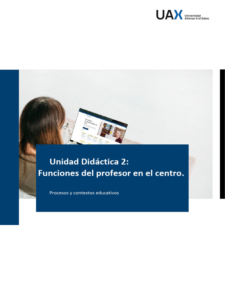 Tema 2. Funciones Del Profesor en El Centro | PDF | Maestros | Enseñando