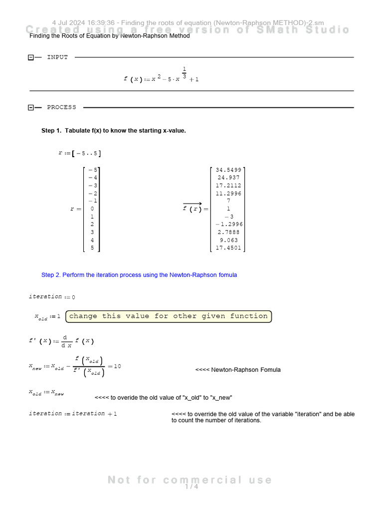 Finding The Roots of Equation (New) - 2 | PDF | Elementary Mathematics | Computer Programming