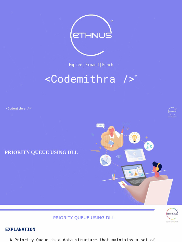 Priority Queue Implementation with DLL | PDF | Queue (Abstract Data ...
