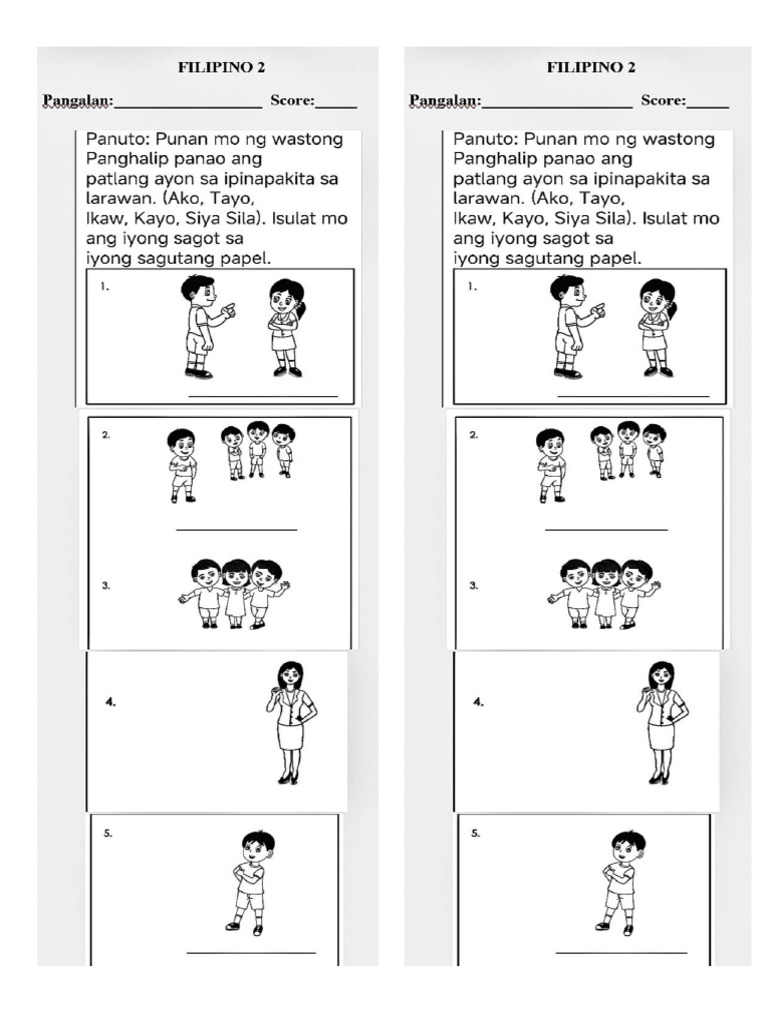 Unang-gawain-sa-Filipino | PDF