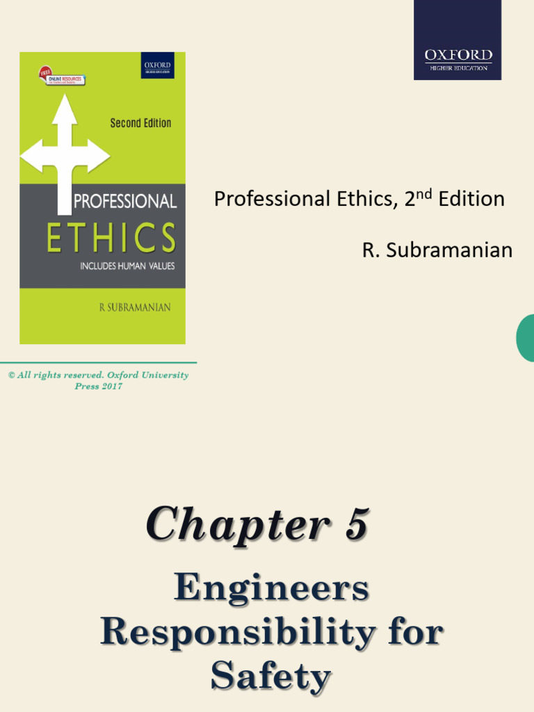 Lecture-4 ENGINEERS RESPONSIBILITY FOR SAFETY | PDF | Risk | Natural ...
