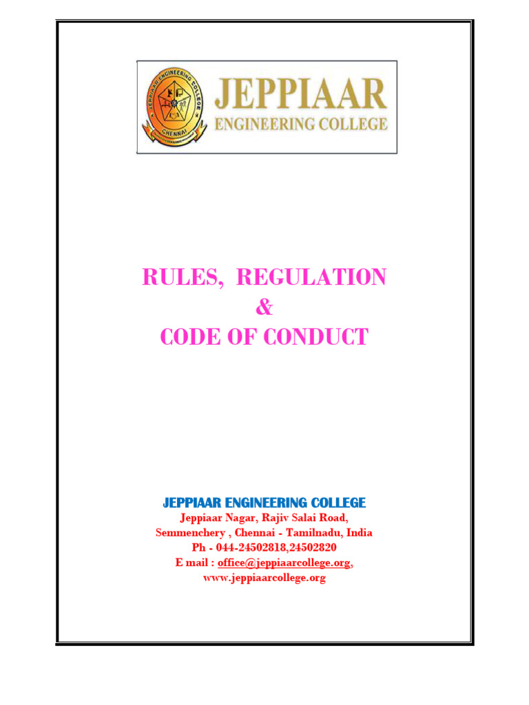 Student Rules & Regulation | PDF