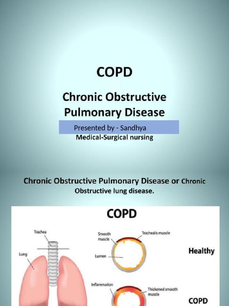 Copd | PDF | Chronic Obstructive Pulmonary Disease | Respiratory Tract