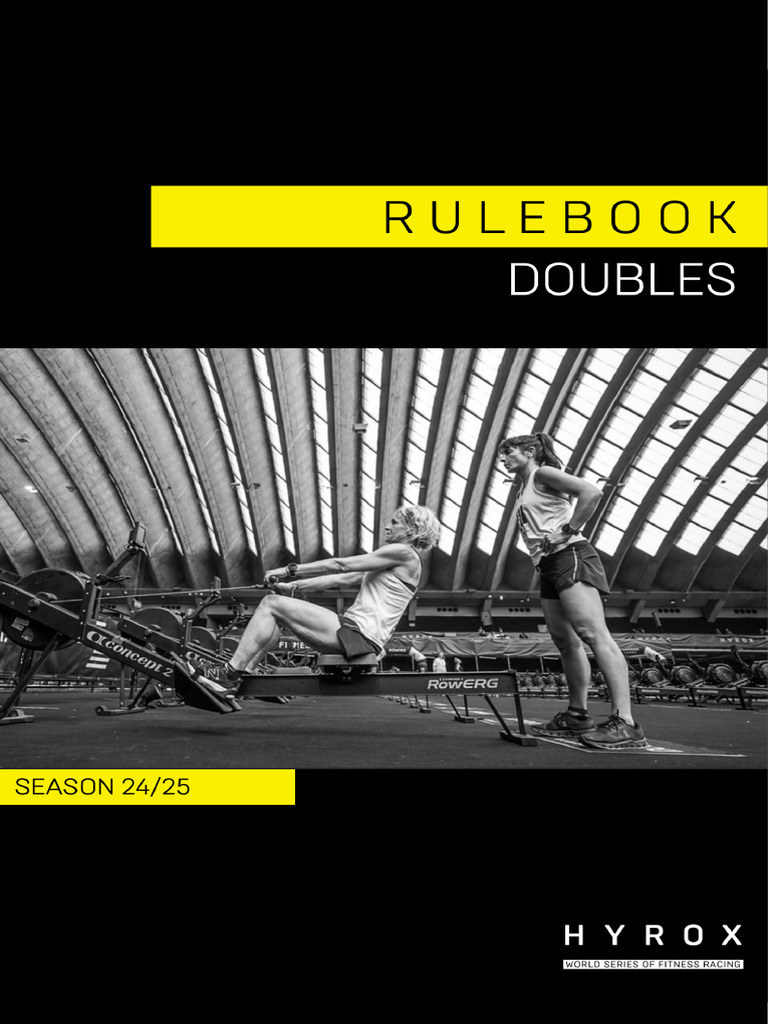 Doubles Rulebook En | PDF | Referee | Sports