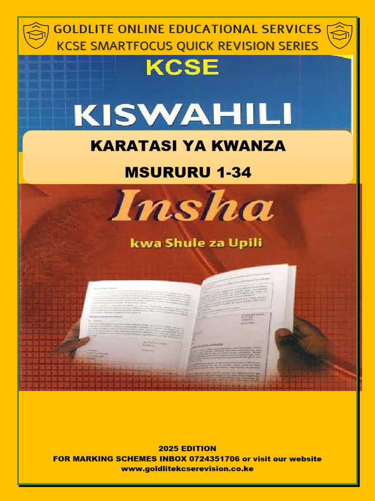 Kis PP1 Quick Revision Series 2025 | PDF