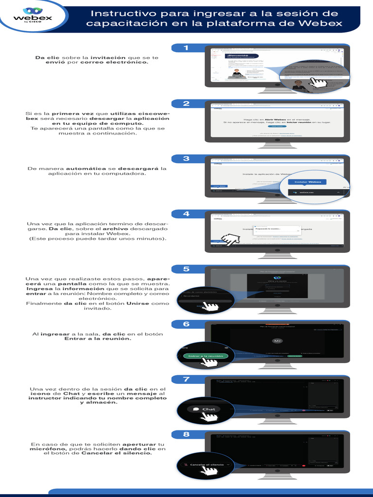 Guía para Unirse a Webex por Primera Vez | PDF