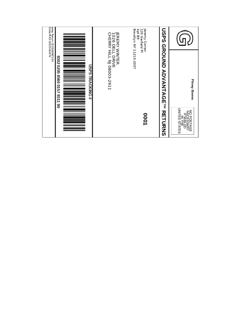 EBay Label PRL Blake Stripe | PDF