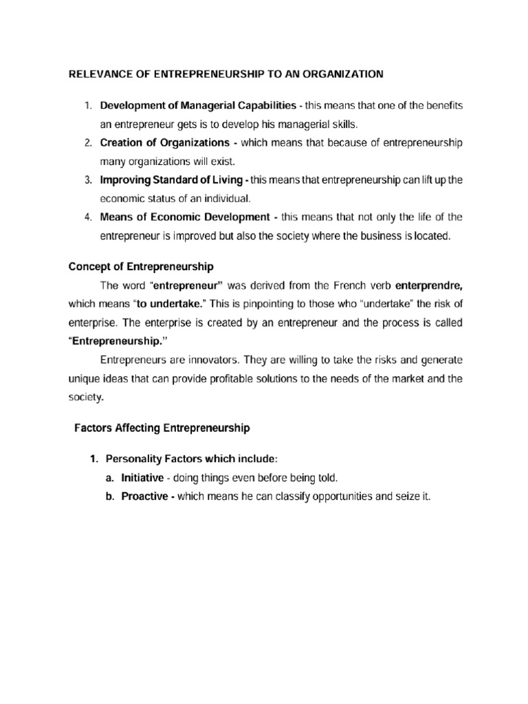 ENTREP_LESSON-1 | PDF