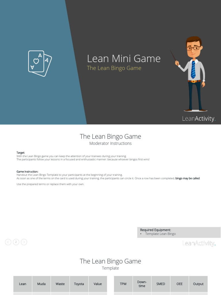 Game_Lean Bingo Game | PDF