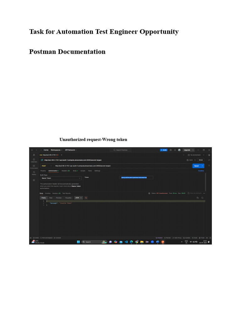 Automation Test Cases for API Requests | PDF