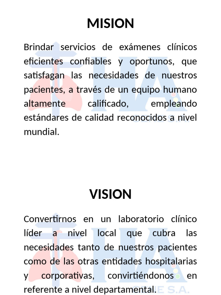 Vision y Mision | PDF