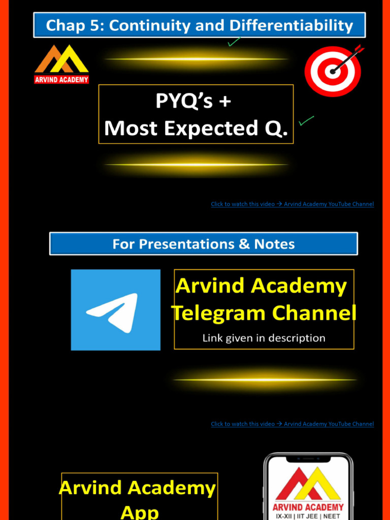 Chap 5 Continuity and Differentiability Annotations 2023 - Copy | PDF